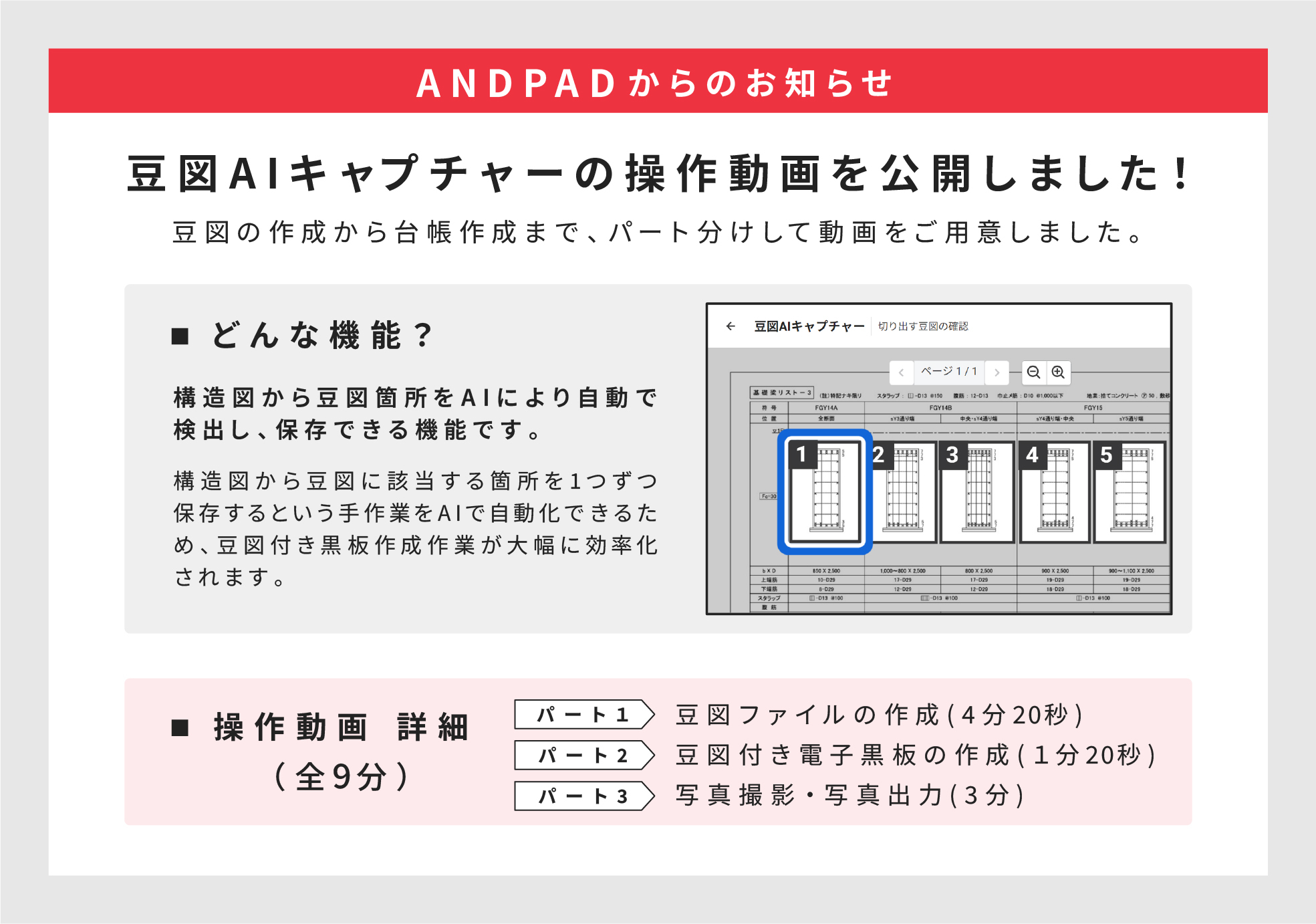 写真管理業務が圧倒的に楽になる!? 豆図AIキャプチャーの使い方ガイド | ANDPAD ONE